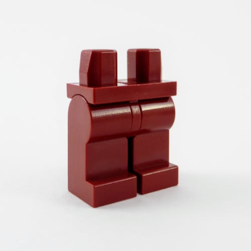 LEGO PART 970c10 Hips and Dark Red Legs | Rebrickable - Build with LEGO