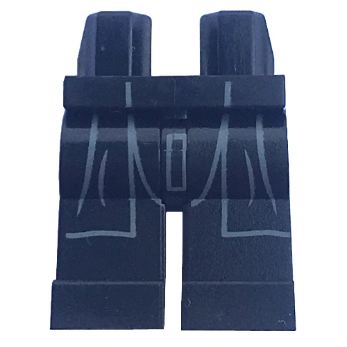 LEGO PART 970c03pr0718 Hips and Black Legs with Sith Robe Print (Darth ...