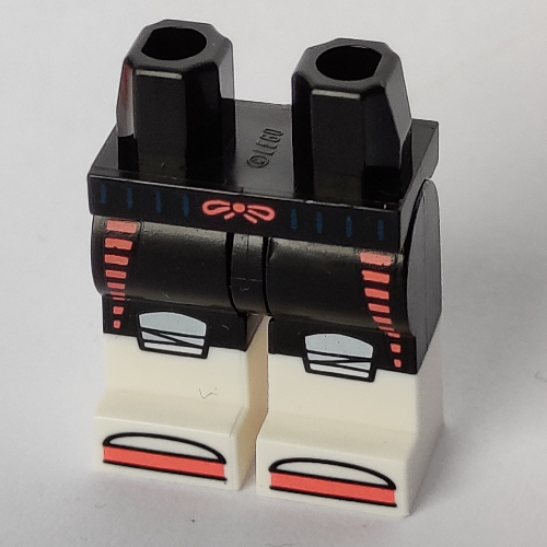 LEGO PART 970c03pat27pr1892 Hips with Black Legs and White Boots ...