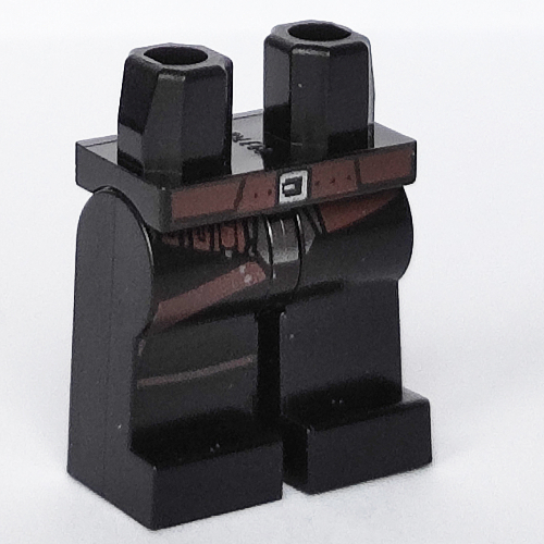 LEGO PART 970c03pr0960 Hips and Black Legs with Gunbelt, Belt, and Dark ...
