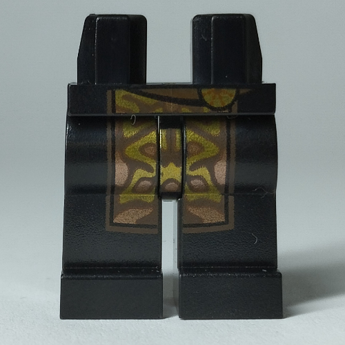LEGO PART 970c03pr1093 Hips and Black Legs with Jedi Robe with Ornate ...