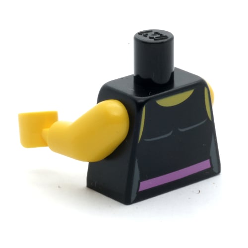 LEGO PART 973c01h01pr2546 Torso Tank Top with Pink Belt and Music ...