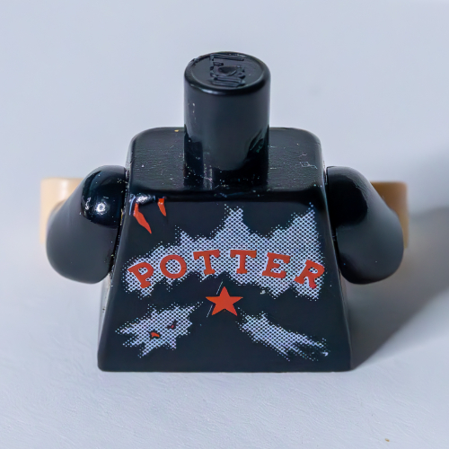 LEGO PART 973c03h02pr0345 Torso Jacket, Red Shirt, Tatters, Hogwarts ...