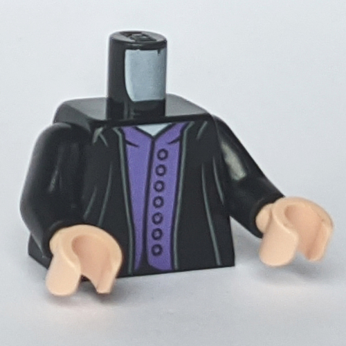 LEGO PART 973c03h02pr4416 Torso Robe, Dark Purple Vest with 7 Buttons ...