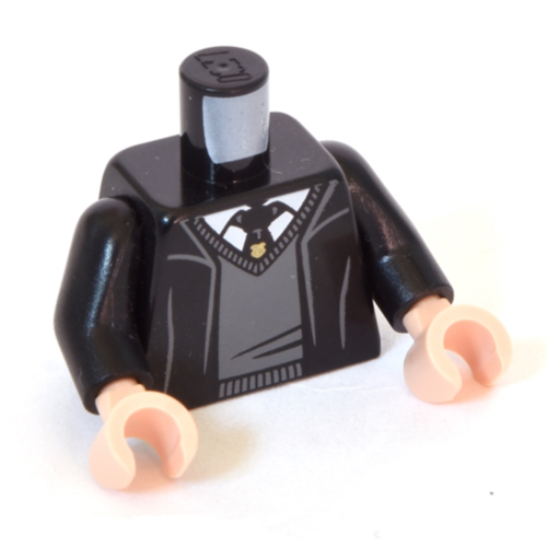 LEGO PART 973c03h02pr5542 Torso Robes, Open over Light Bluish Gray V ...