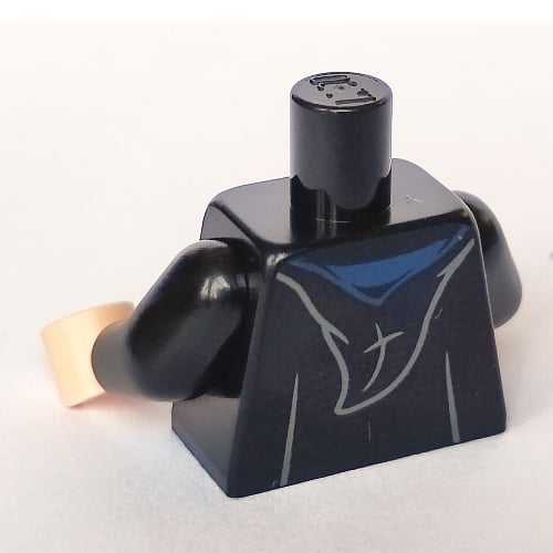 LEGO PART 973c03h02pr5698 Torso Robes with Dark Blue Collar, Buttoned ...