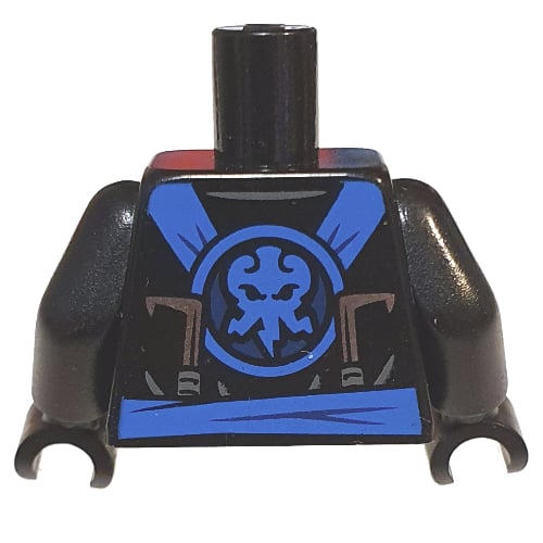 LEGO PART 973c03h03pr3034 Torso Robes with Blue Harness, Dark Blue ...