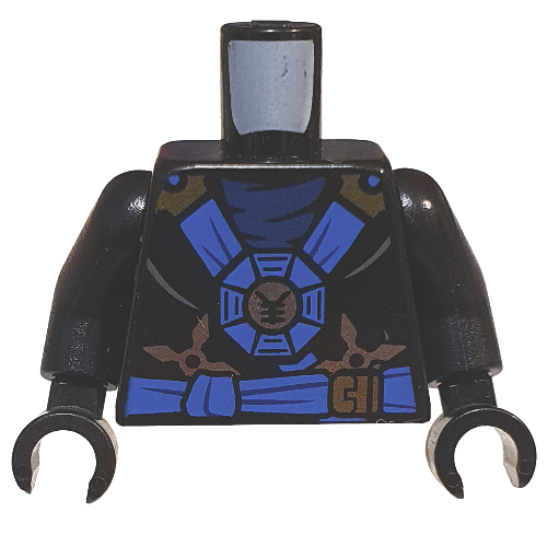 LEGO PART 973c03h03pr3034 Torso Robes with Blue Harness, Dark Blue ...