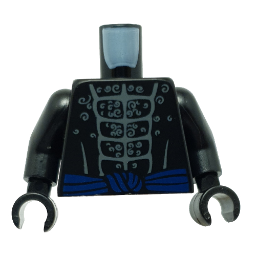 LEGO PART 973c03h03pr3985 Torso Bare Chest with Muscles Outline, White ...