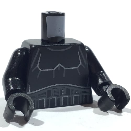 LEGO PART 973c03h03pr4673 Torso Armor, Imperial Pilot Print, Black Arms ...