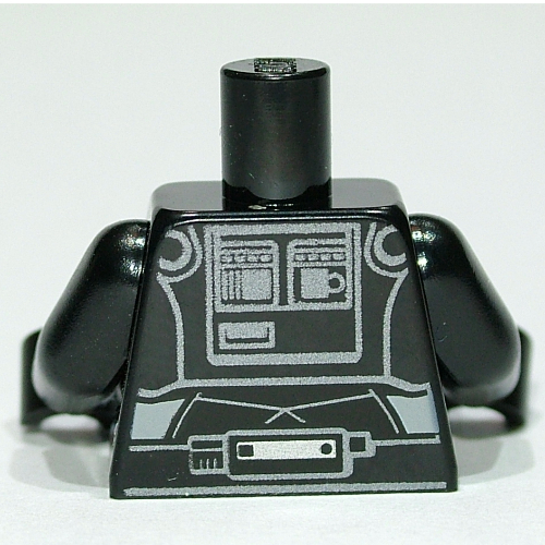 LEGO PART 973c03h03pr5775 Torso Armor, Dark Trooper, Control Panel with ...
