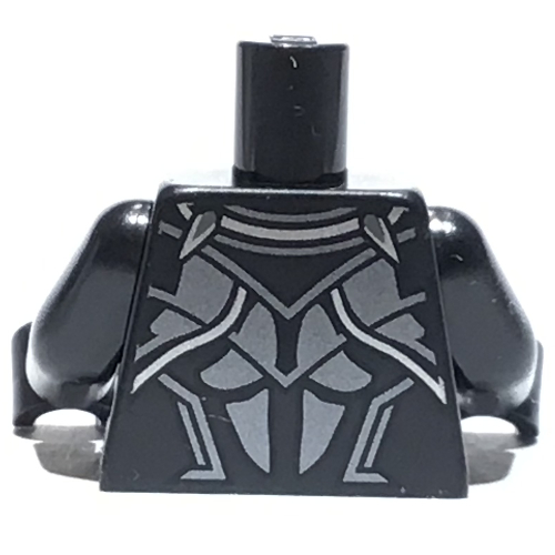 LEGO PART 973c03h03pr5930 Torso Scaly Armor with Pointed Silver ...