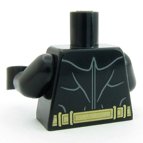 LEGO PART 973c03h03pr6760 Torso, Batman Suit, Yellow Batman Logo ...