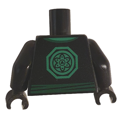 LEGO PART 973c03h03pr9958 Torso Robe with Gray Diamond Lines and Dark ...