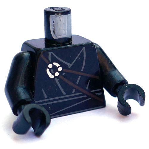 LEGO PART 973c03h12pr2264 Torso Layered Robe and Katana Scabbard Print ...