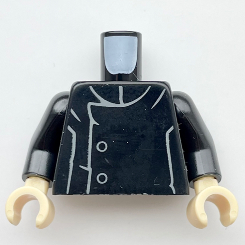 LEGO PART 973c03h26pr2716 Torso Jacket with Silver Side Buttons Print ...