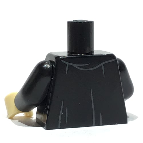 LEGO PART 973c03h26pr6604 Torso, Robe print, Black Arms, Tan Hands ...
