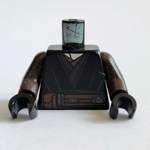 LEGO PART 973c07h03pr2638 Torso Jedi Robe, Reddish Brown Belt Print ...