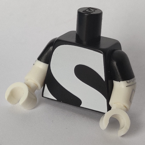 LEGO PART 973g03c27h27pr3330 Torso, Dual Molded Arms, Large White 'S ...