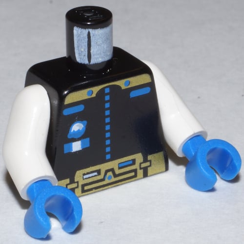 LEGO PART 973c27h28pr0061 Torso Space Suit, Ice Planet Gold Print ...