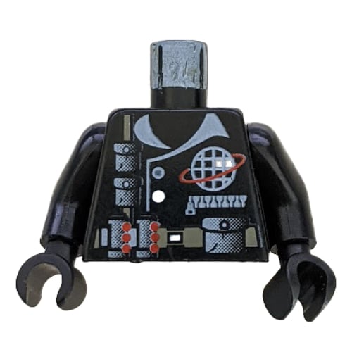 LEGO PART 973c03h03pr0071 Torso Jacket with Alpha Team Logo, Utility ...
