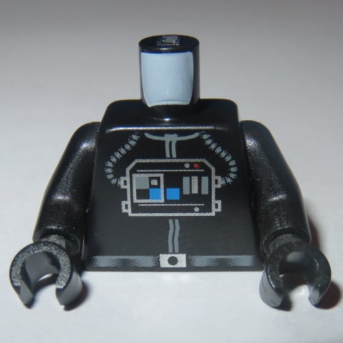 LEGO PART 973c03h03pr1148 Torso Flight Suit with Control Panel and ...