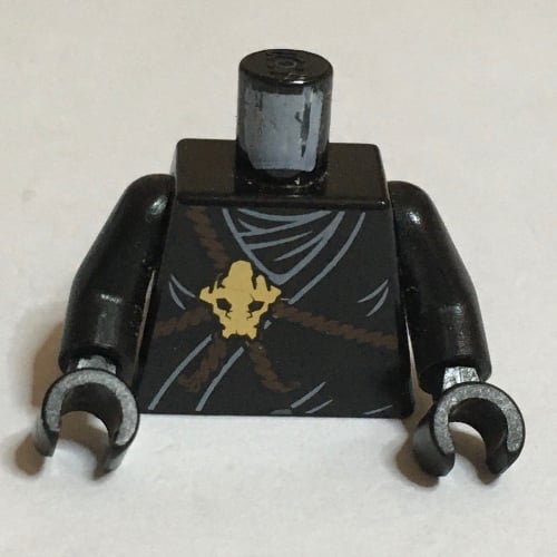 LEGO PART 973c03h03pr1718 Torso Robe, Brown Rope, Gold Medallion and ...