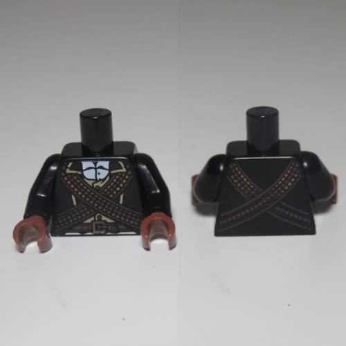 LEGO PART 973c03h19pr1948 Torso Jacket over White Shirt, Crossed Ammo ...