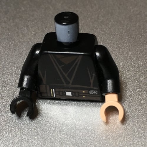 LEGO PART 973f017pr1997 Torso, Odd Hands, Robe with Detailed Belt Print ...