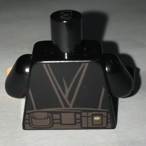 LEGO PART 973f017pr1997 Torso, Odd Hands, Robe with Detailed Belt Print ...