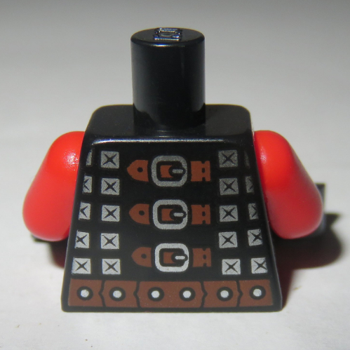 LEGO PART 973c22h03pr2395 Torso Dragon Knight Scale Mail with Reddish ...