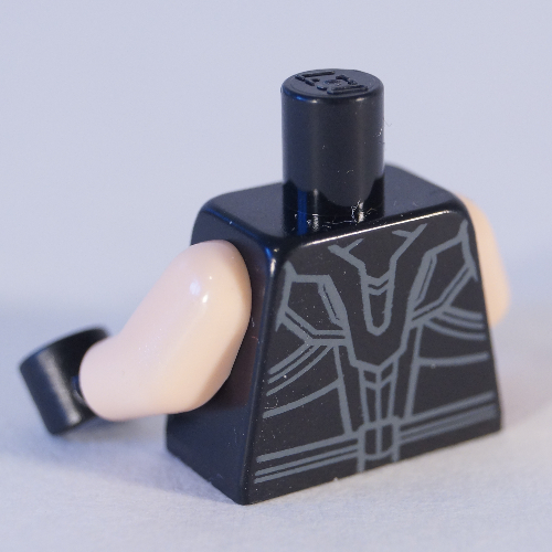 LEGO PART 973c02h03pr4252 Torso Armor, 6 Silver Circles Print (Thor ...