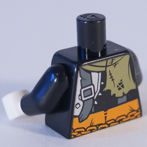 LEGO PART 973e098pr9890 Torso, Odd Arms, Armour, Damaged, Belt, Chain ...