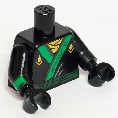 LEGO PART 973c03h03pr9958 Torso Robe with Gray Diamond Lines and Dark ...