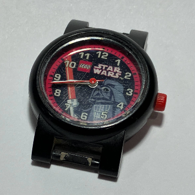 LEGO PART upn0465pr0028 Watch Face with 'LEGO Star Wars' Logo, Red ...