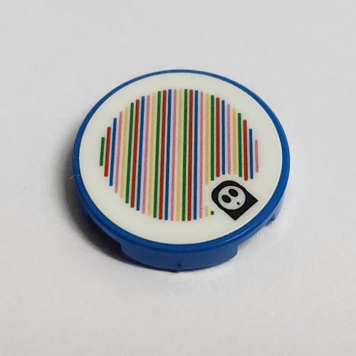 LEGO PART 14769pr9989 Tile Round 2 x 2 with Bottom Stud Holder and Shy ...