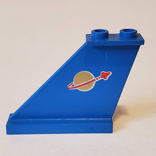 LEGO PART 2340pr0001 Tail 4 x 1 x 3 with Classic Space Logo Print ...
