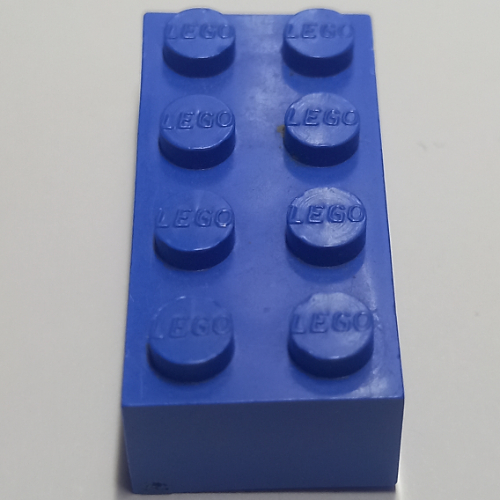 LEGO PART 3001d Brick 2 x 4 with Old Logo on Studs and without Cross ...