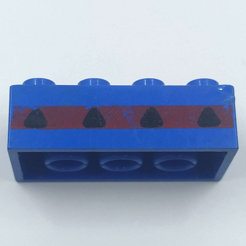 LEGO PART 3001epr0001 Brick 2 x 4 with Slotted Bottom Tubes with 4 ...