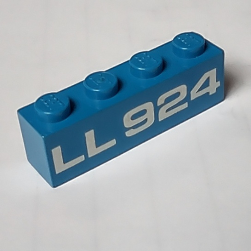 LEGO PART 3010apr0924 Brick 1 x 4 with Bottom Tubes, Lowered Center ...