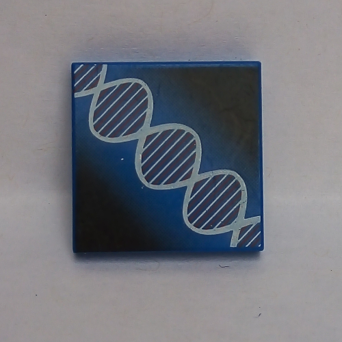 LEGO PART 3068bpr0090 Tile 2 x 2 with DNA Double-Helix Print ...