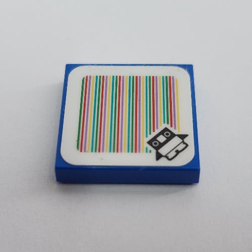 LEGO PART 3068bpr9693 Tile 2 x 2 with Baby Penguin and Barcode Print ...