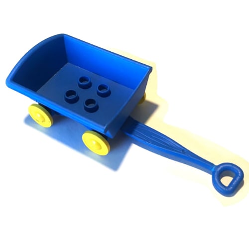 LEGO PART 31285c01 Duplo Hand Wagon with Yellow Wheels (Complete ...