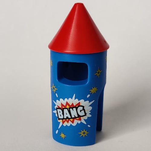 LEGO PART 35759pr0001 Costume Firework Arrow/Rocket, 'Bang' Print ...