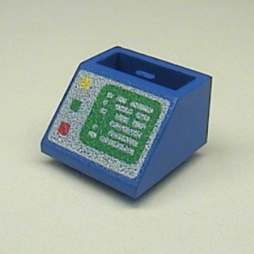 LEGO PART 3660pr0001 Slope Inverted 45° 2 x 2 with Computer Screen and ...