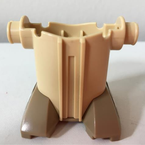 LEGO PART 48379c02 Large Figure Torso and Legs, with Dark Tan Feet ...
