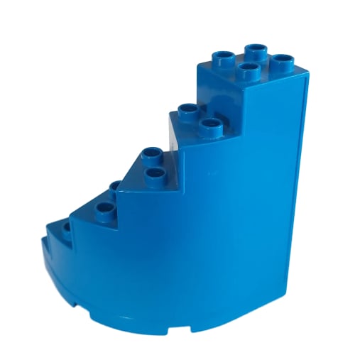 LEGO PART 6511 Duplo Staircase, Curved with Drawer Slots | Rebrickable ...