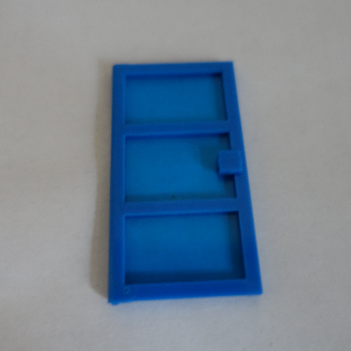 LEGO PART 76041c04 Door 1 x 4 x 6 with 3 Panes with Trans-Dark Blue ...