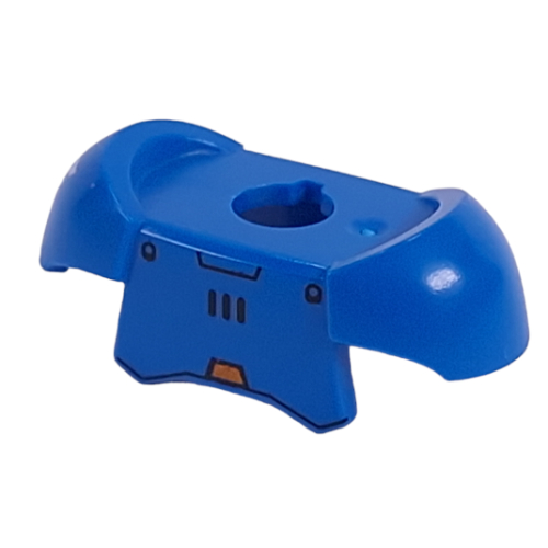 LEGO PART 78643pr0018 Minifig Neckwear Armor Shoulder Pads with Ice ...