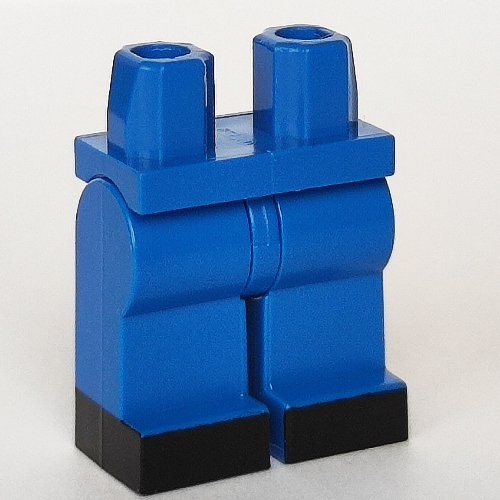 LEGO PART 970c28pr0527 Hips and Blue Legs with Black Feet Print ...